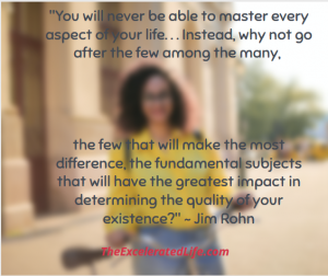 Excelerated Fundamentals™ - Back To Basics - The Excelerated Life