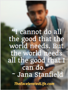 Make a Difference - The Excelerated Life