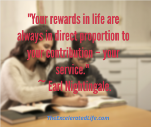 Moving from Accomplishment to Contribution - The Excelerated Life