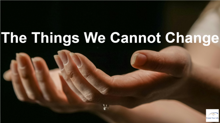 The Things We Cannot Change - The Excelerated Life